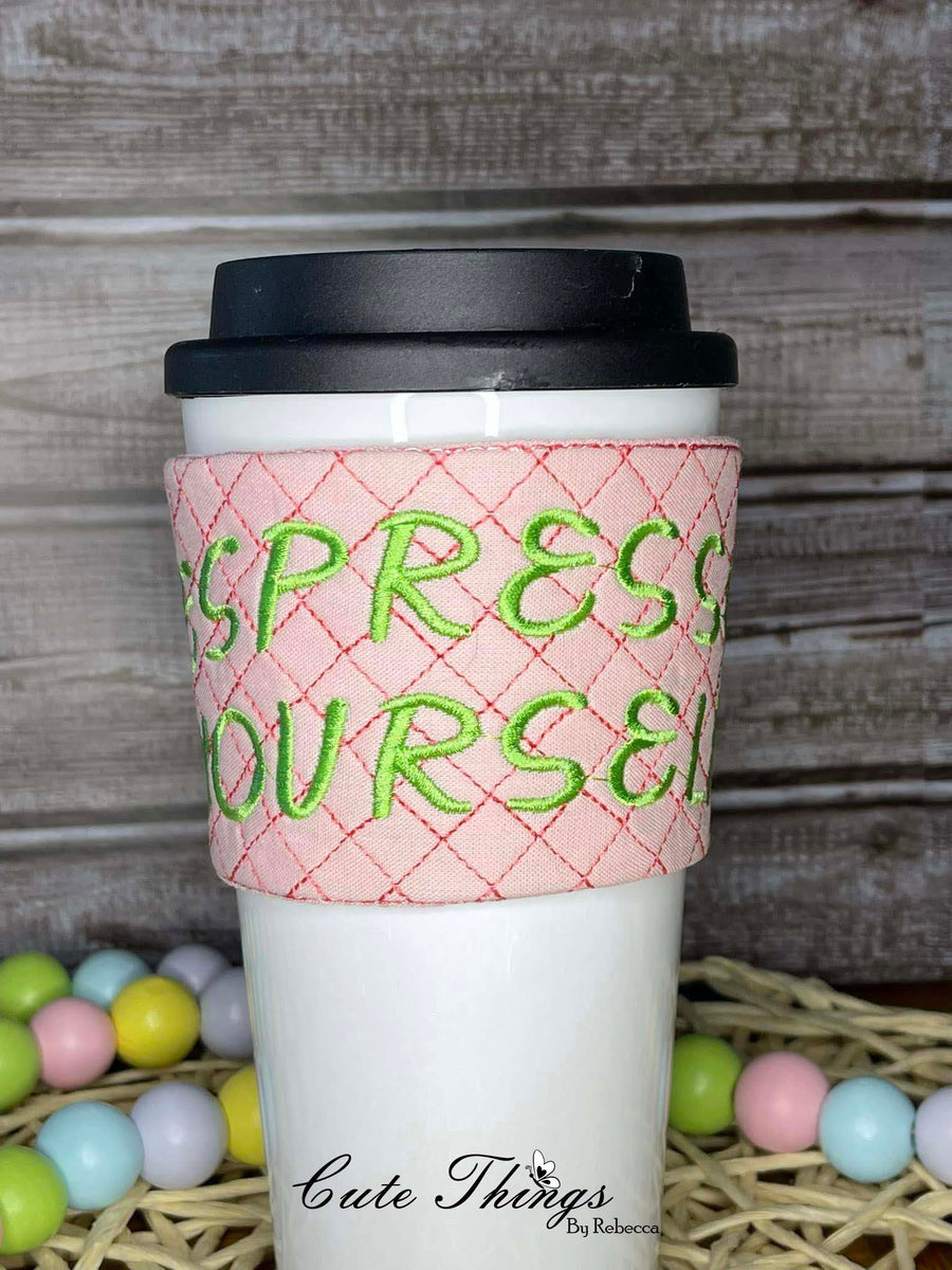 Cup/Mug Wraps or Sleeves – Cute Things By Rebecca Embroidery