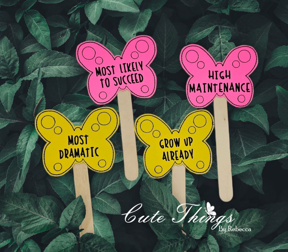 Plant/Garden Signs – Cute Things By Rebecca Embroidery