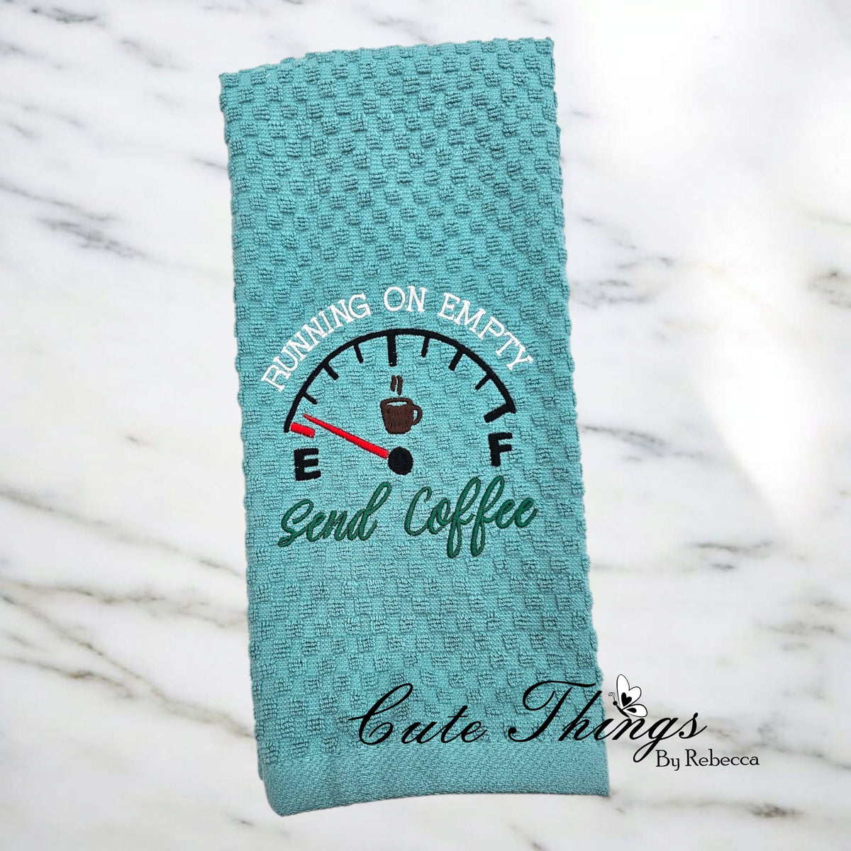 Running On Empty – Cute Things By Rebecca Embroidery