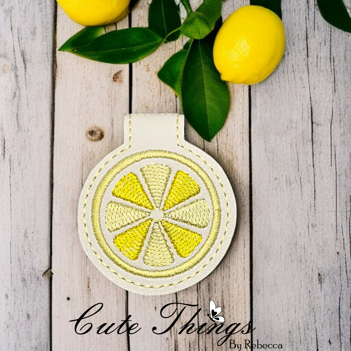Citrus Slice Magnet Bookmark – Cute Things By Rebecca Embroidery