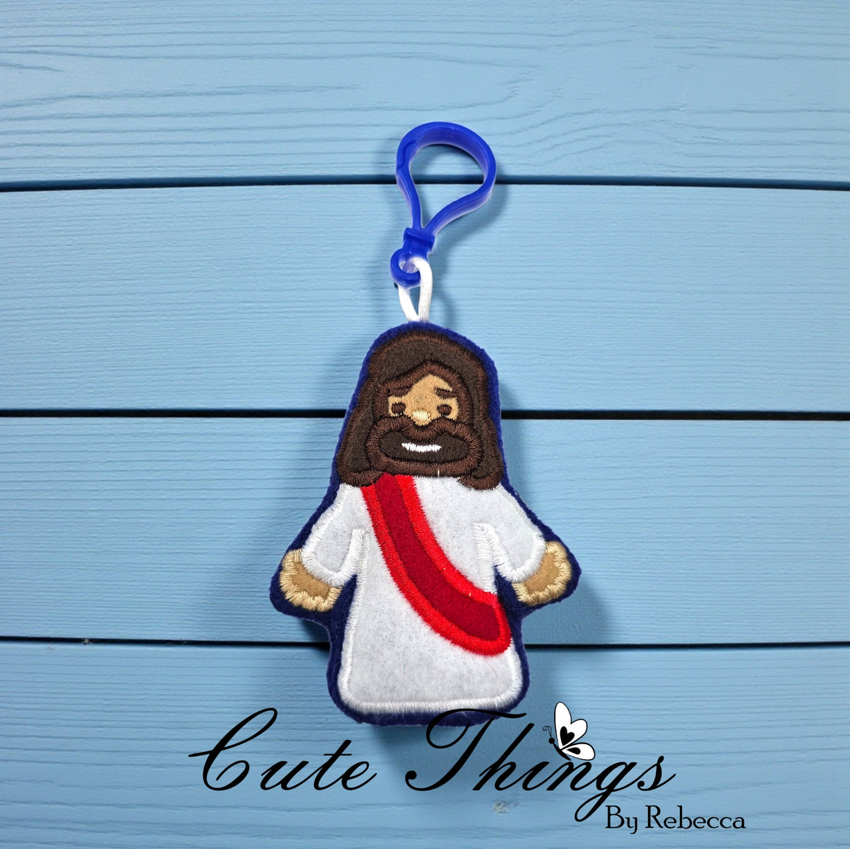 Jesus Applique Stuffy – Cute Things By Rebecca Embroidery