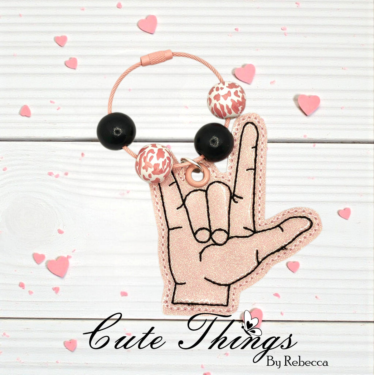 I Love You ASL ITH – Cute Things By Rebecca Embroidery