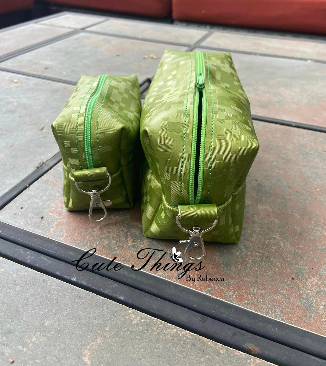 Center Zip Bag and Center Zip Bag Boxed all in the hoop – Cute Things ...