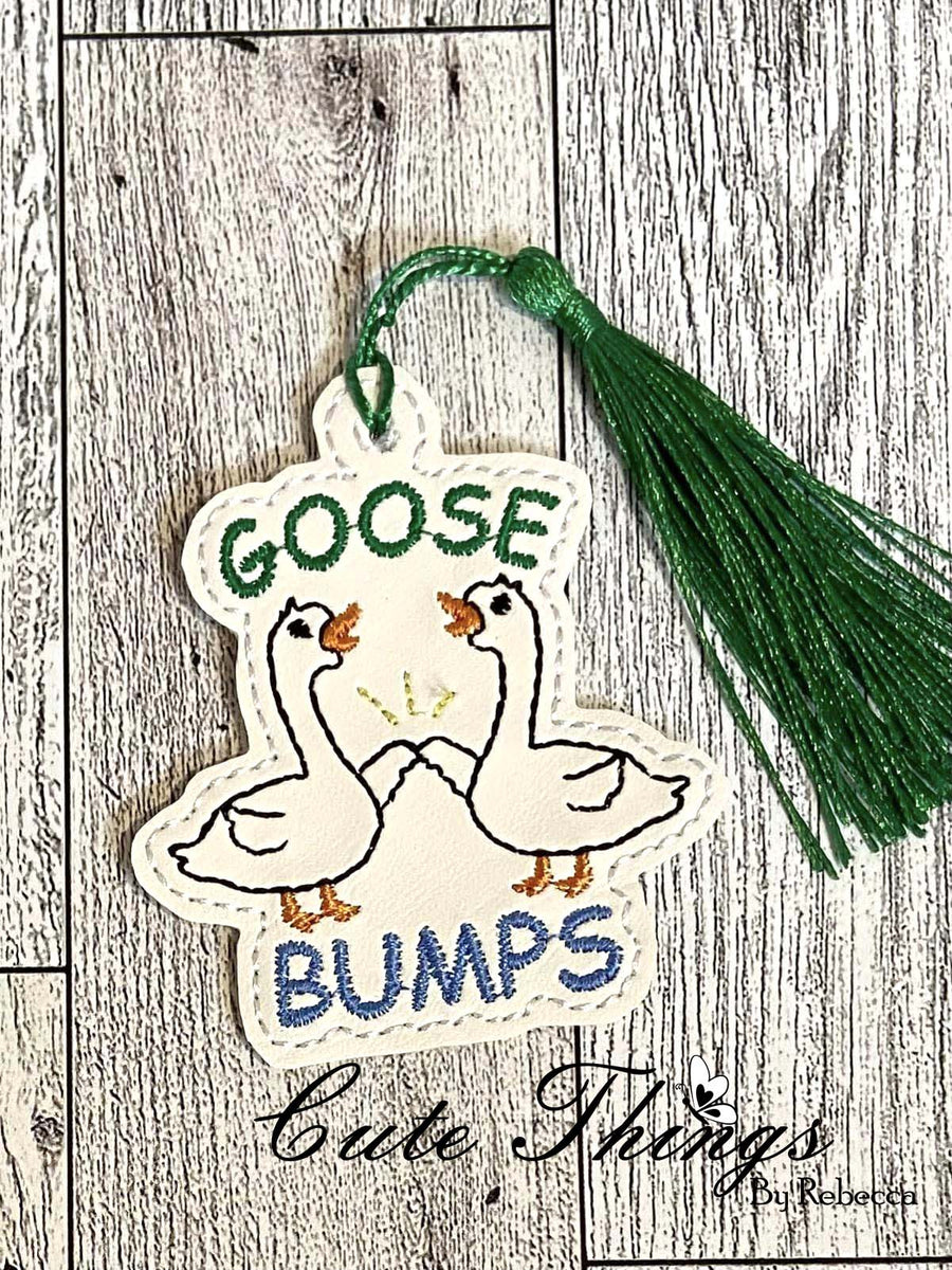 Goose Bumps Bookmark/Ornament – Cute Things By Rebecca Embroidery