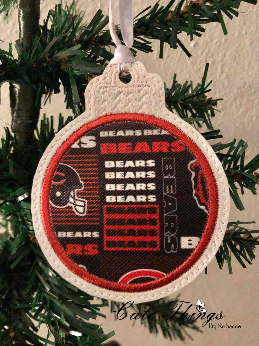 Circle Applique Ornament – Cute Things By Rebecca Embroidery