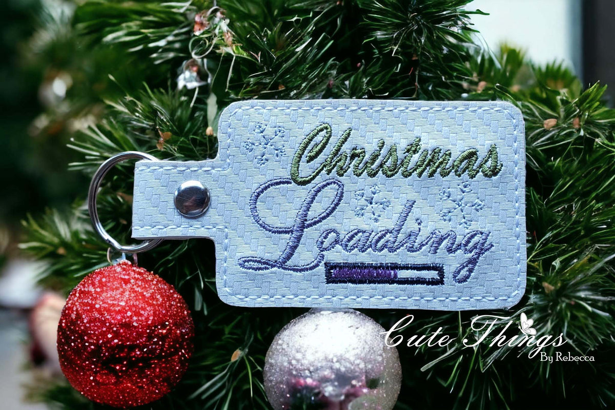 Christmas Loading Snap Tab – Cute Things By Rebecca Embroidery