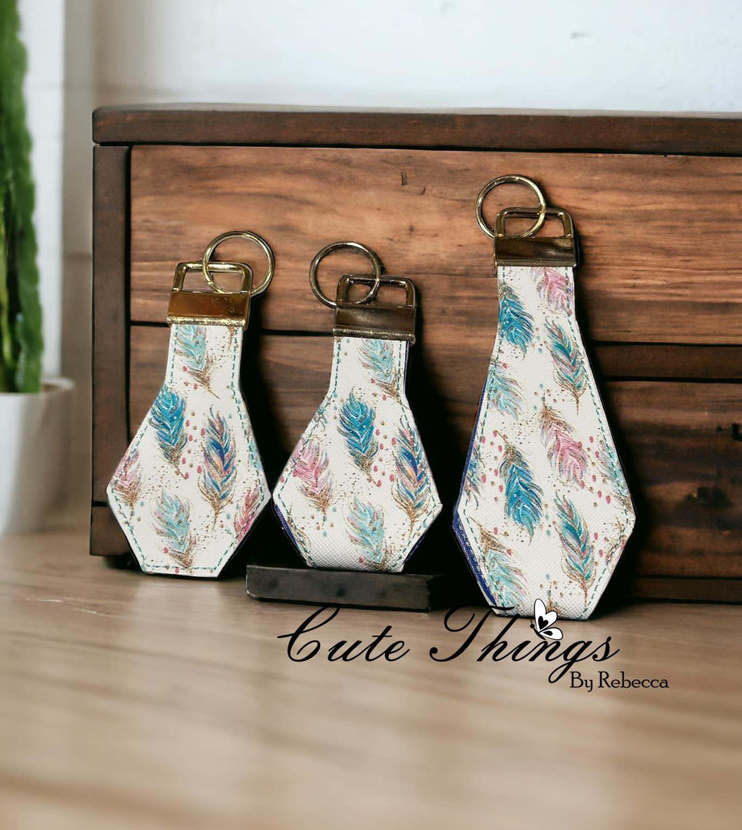 Geo Key Fob Straps – Cute Things By Rebecca Embroidery