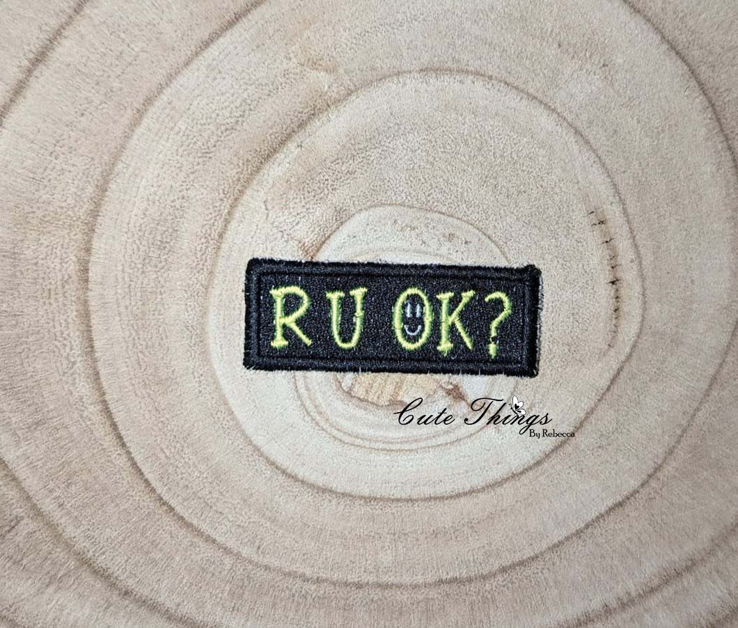 RUOK Patch – Cute Things By Rebecca Embroidery