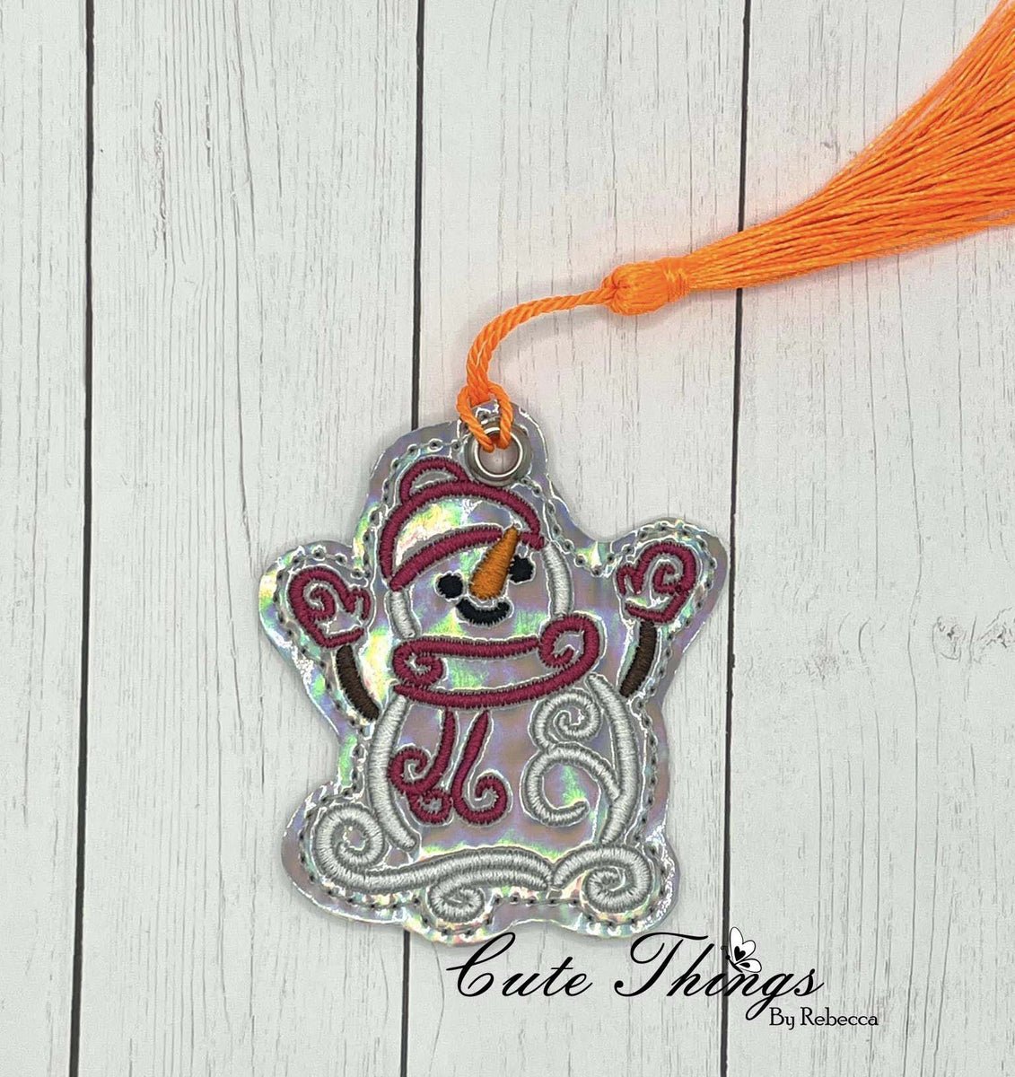 Swirl Snowman ITH – Cute Things By Rebecca Embroidery