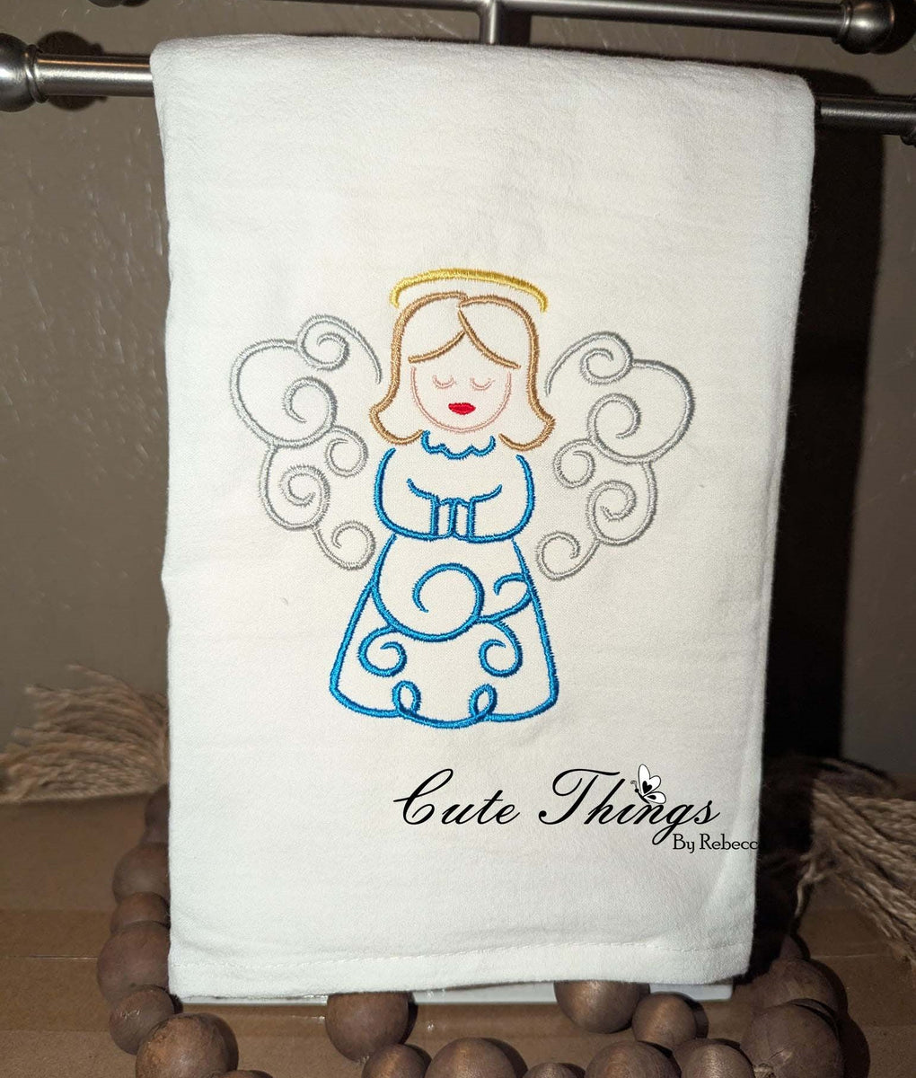 Swirl Angel – Cute Things By Rebecca Embroidery