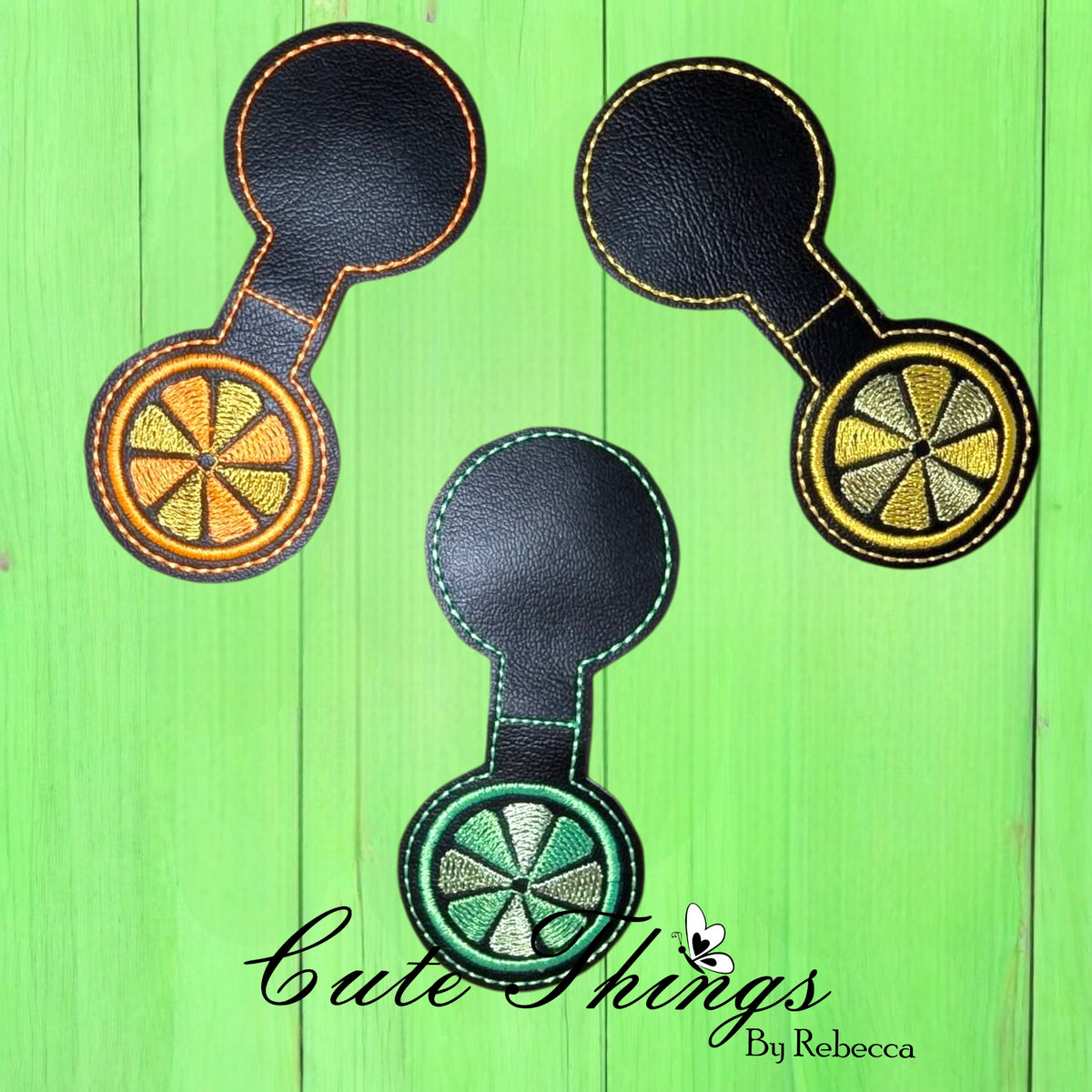 Citrus Slice Magnet Bookmark – Cute Things By Rebecca Embroidery