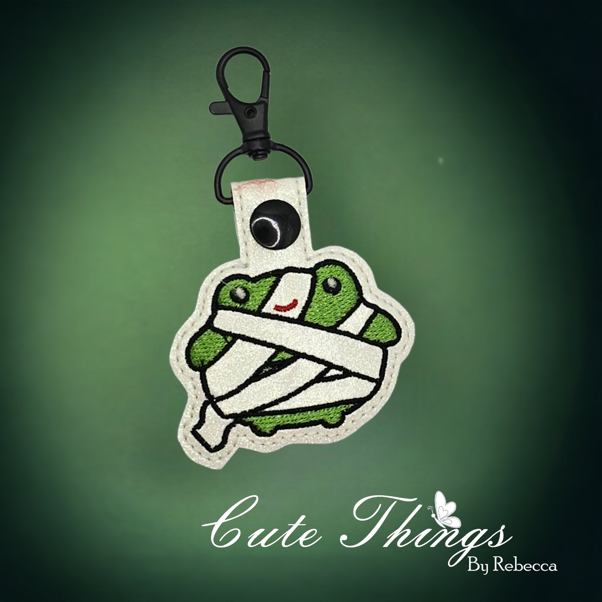 Mummy Frog Snap Tab – Cute Things By Rebecca Embroidery