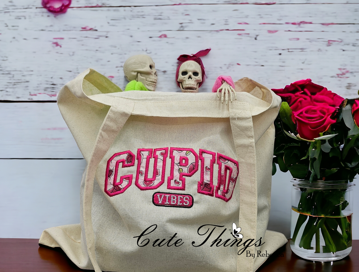 Cupid Vibes Applique – Cute Things By Rebecca Embroidery