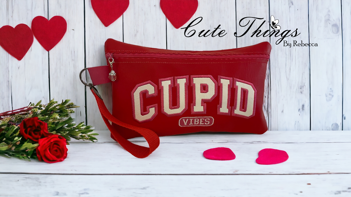 Cupid Vibes Applique Bag – Cute Things By Rebecca Embroidery