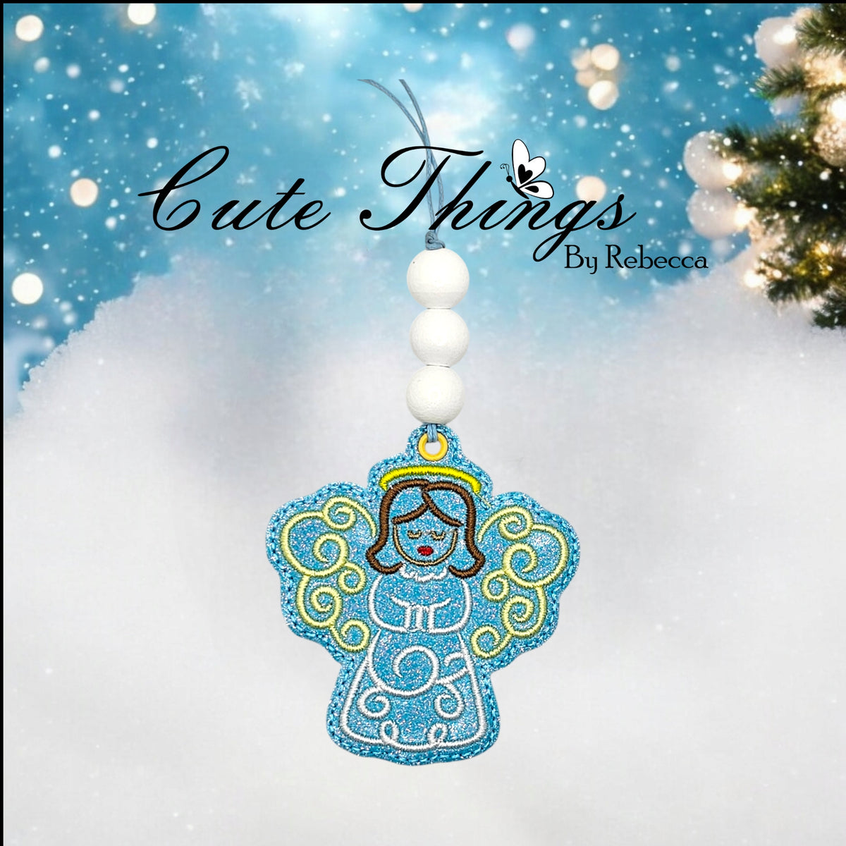 Swirl Angel ITH – Cute Things By Rebecca Embroidery