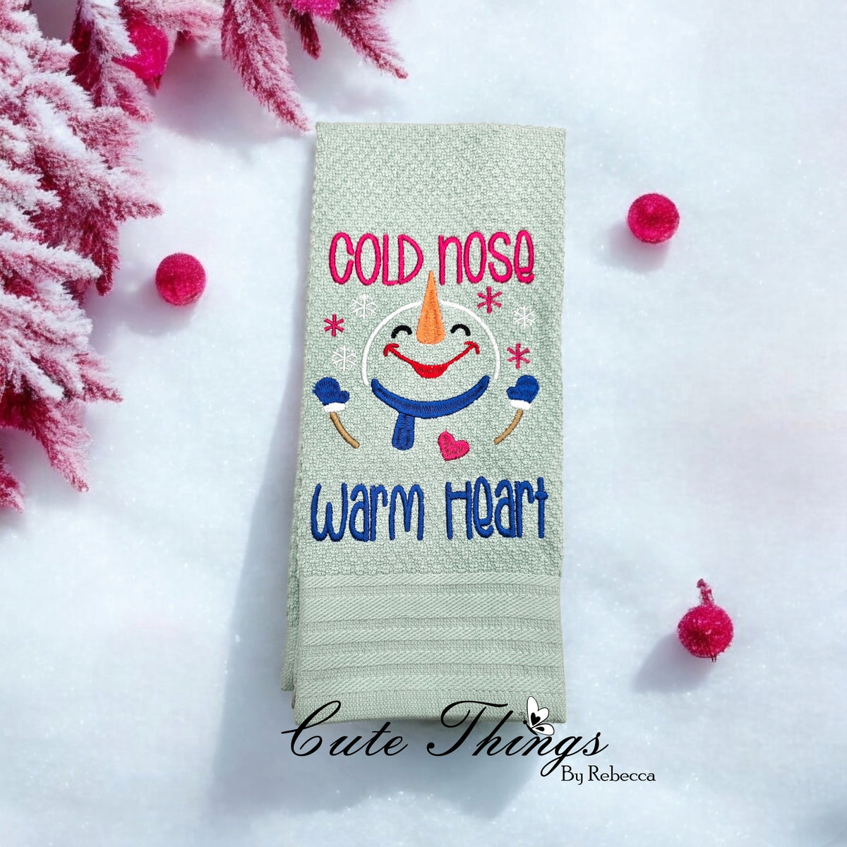 Cold Nose Warm Heart – Cute Things By Rebecca Embroidery