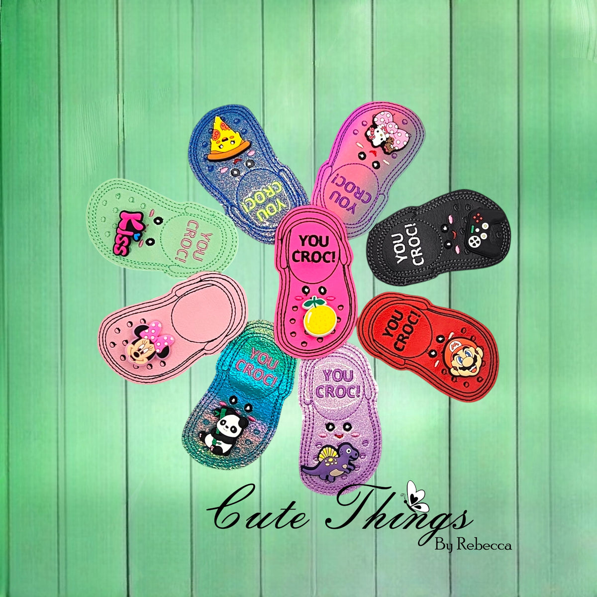 You Croc Card – Cute Things By Rebecca Embroidery