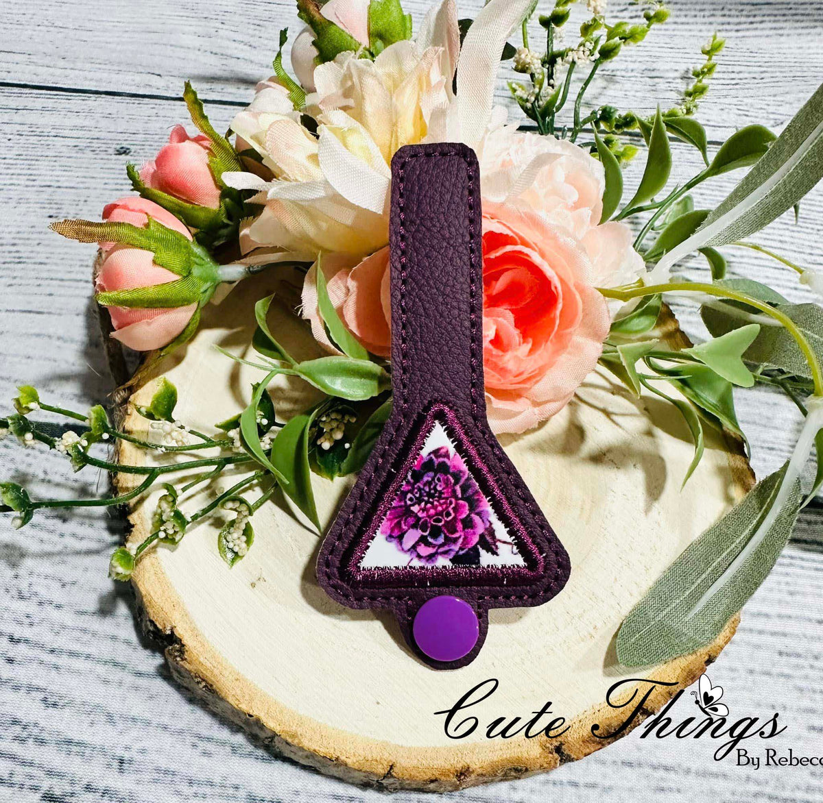Triangle Applique Vertical Tab 4x4 DIGITAL Embroidery File, Embroidery ...