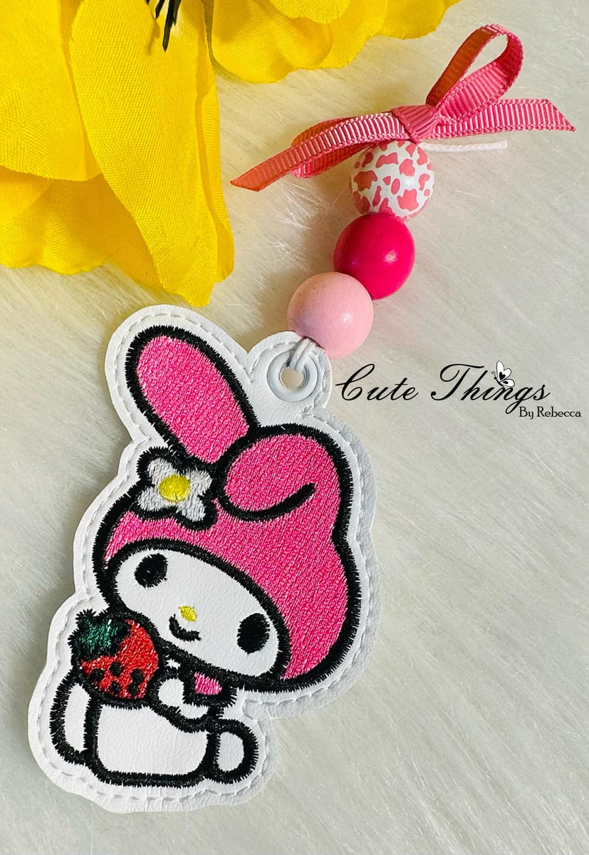 My Melody Bookmark/ Ornament – Cute Things By Rebecca Embroidery