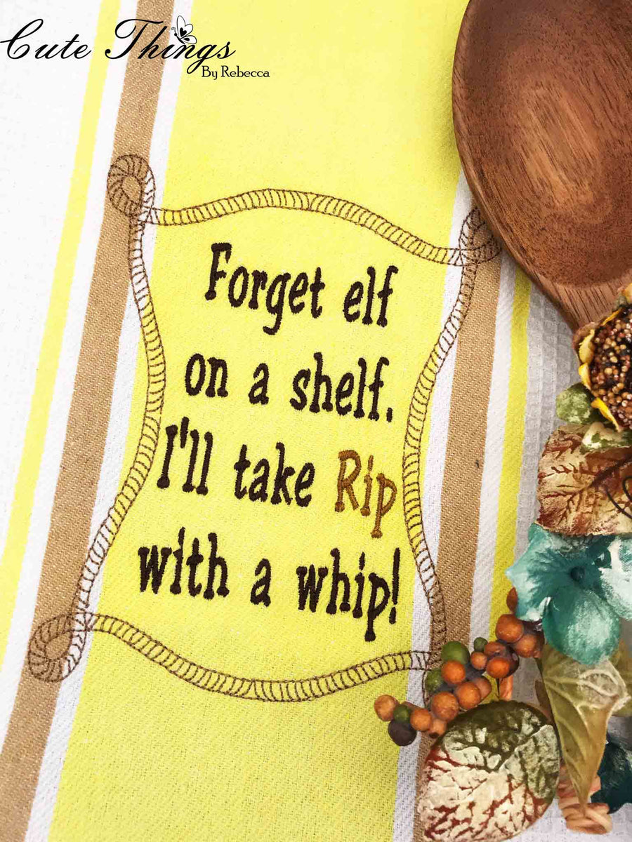 Rip with a whip DIGITAL Embroidery File 4x4, 5x7 – Cute Things By ...