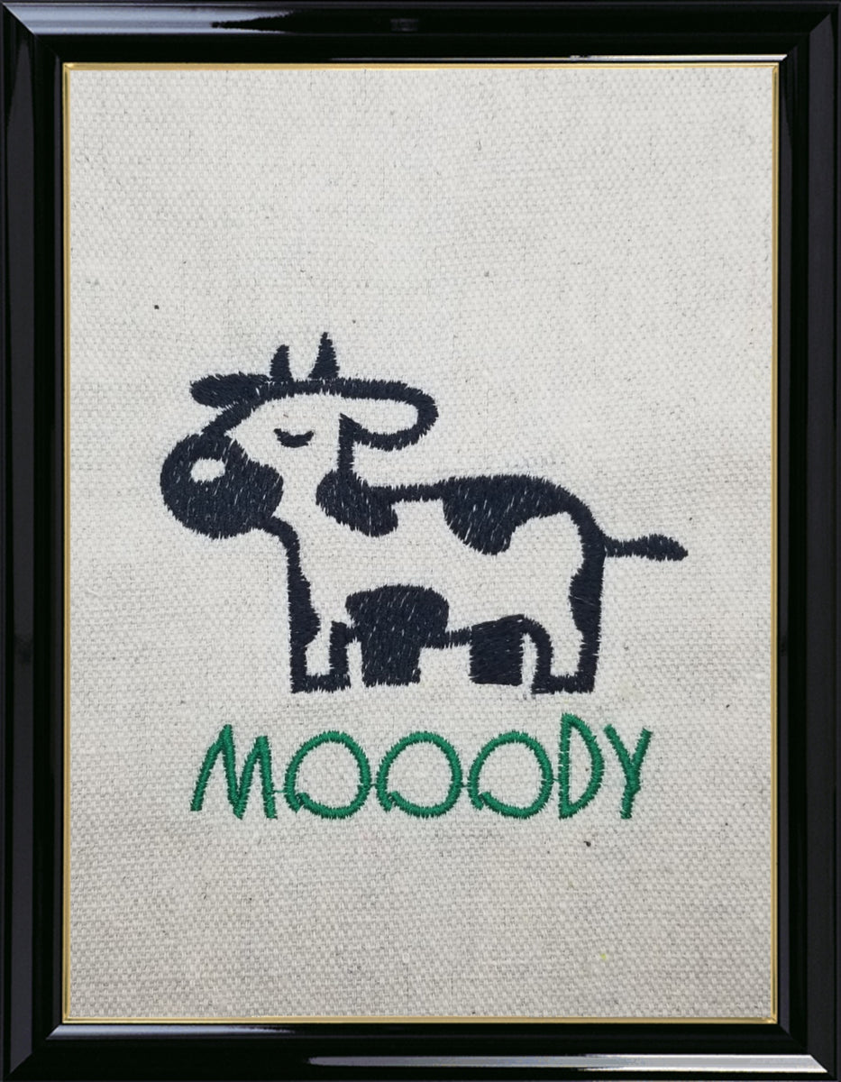 Mooody DIGITAL Embroidery File 4x4, 5x7 – Cute Things By Rebecca Embroidery
